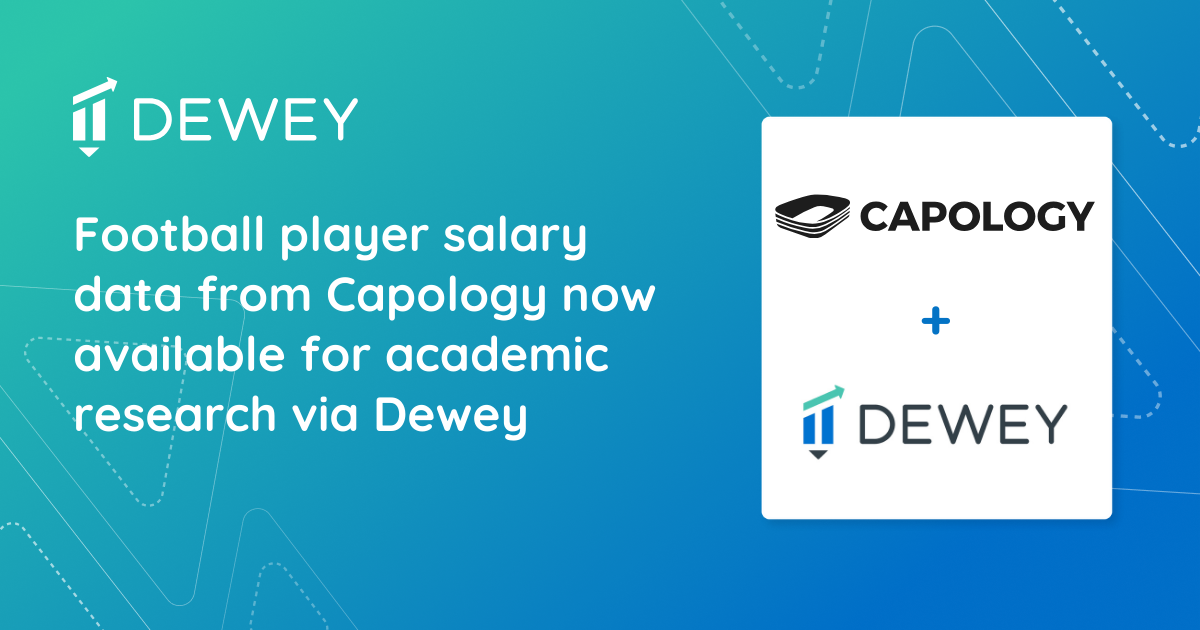 Capology data for academics